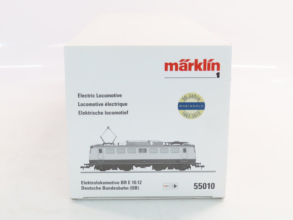 Märklin 1 - 55010 - Locomotive électrique (1) - E 10.12, numérique avec son plein - DB - Catawiki