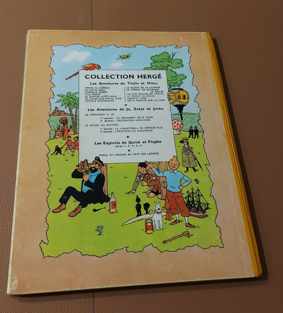 Tintin T13 - Les 7 Boules de Cristal (B12 bis) - C - 1 Album - Herdruk/1955 - Catawiki