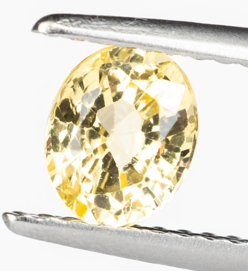 Ingen reserve - gul Safir - 0.81 ct - Catawiki