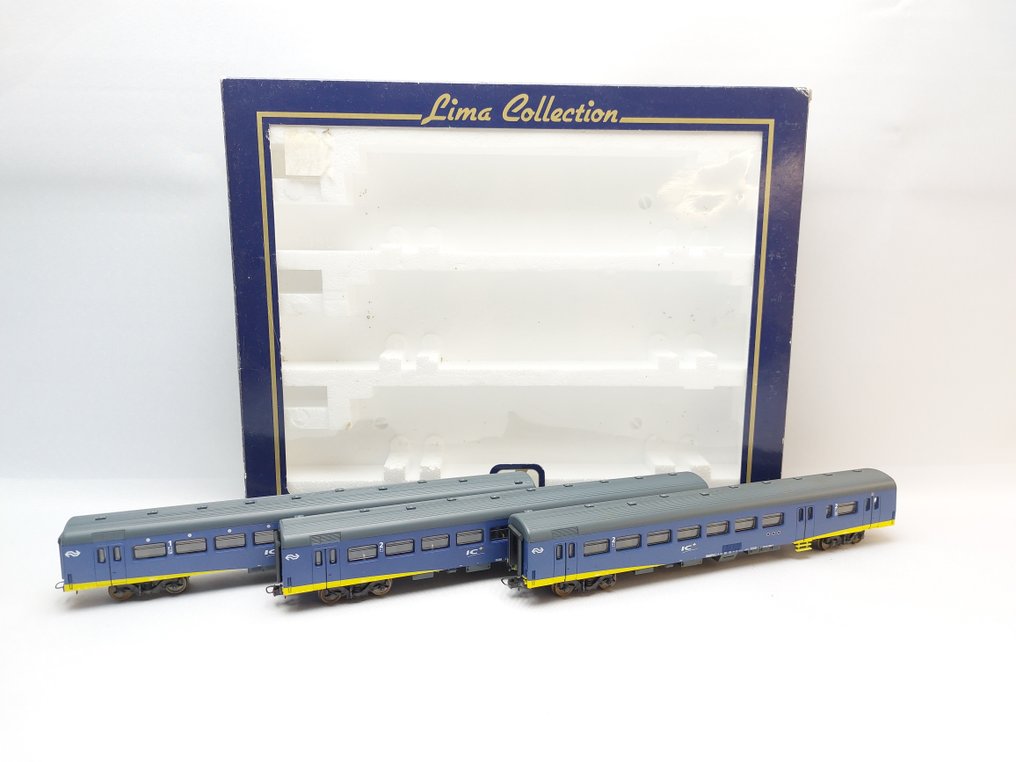 Lima H0 - 149824 - Model train passenger carriage set (1) - IC+ carriages, set of 3 - NS - Catawiki