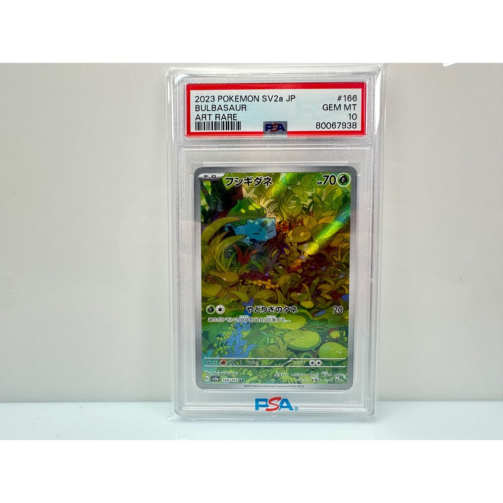 Pokémon - 1 Graded card - Bulbasaur Art Rare - 151 Pokémon - PSA 10 - Catawiki