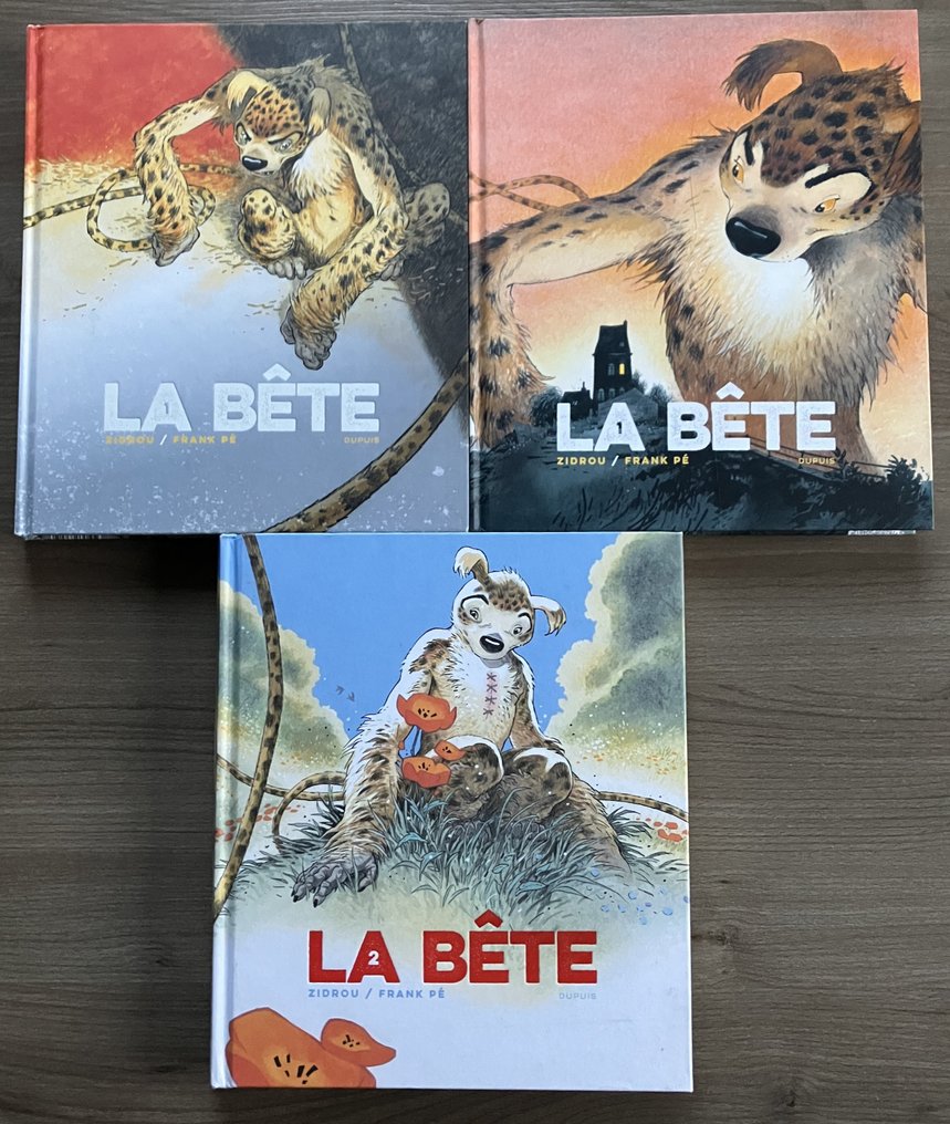 La Bête T1 + T2 + Timbre Nation/Bastille - 3x C - EO/TL - 3 Album - 2020/2022 - Catawiki