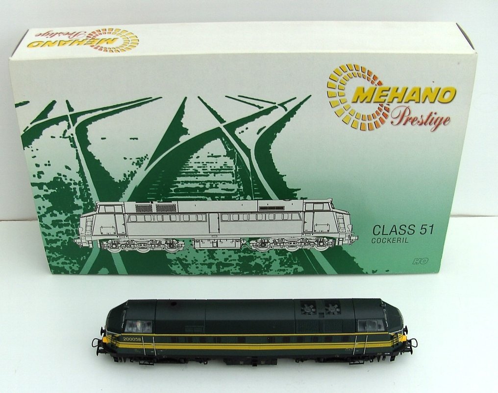 Mehano H0 - T258-200058 - Diesel locomotive (1) - Series 200 - NMBS ...
