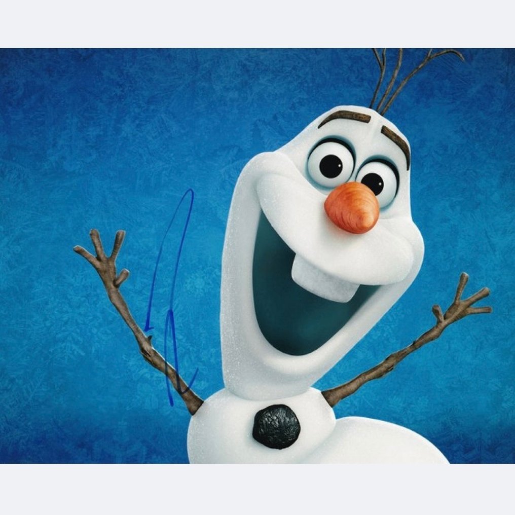 Disney - Frozen (2013) - Signed by Josh Gad (Olaf) - Original voice ...