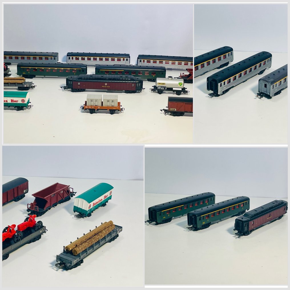 Jouef H0 - Model train wagon (14) - Passenger Coaches and Freight wagons - SNCF - Catawiki