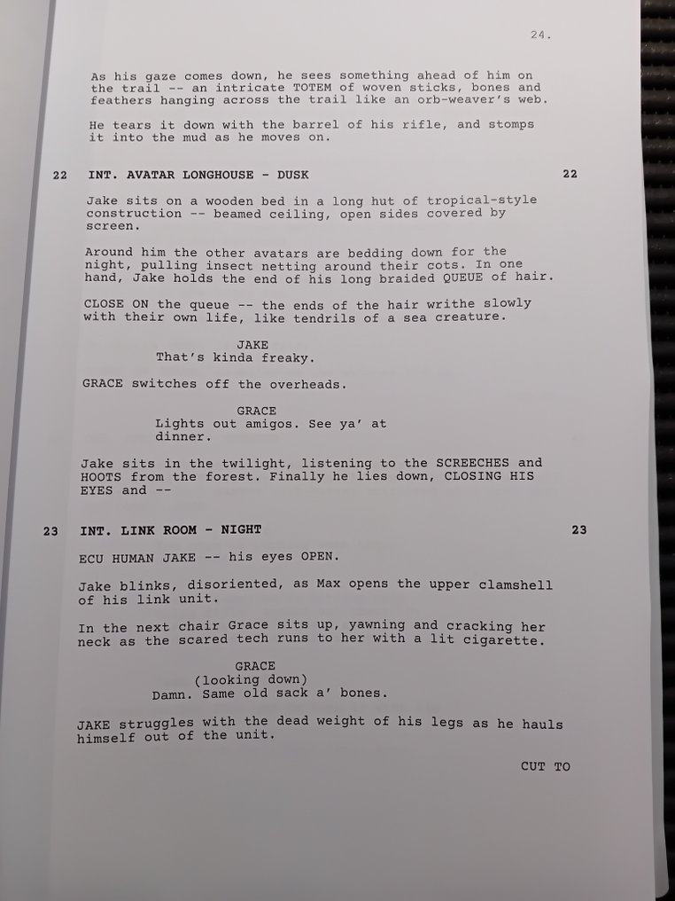 Script - James Cameron - Avatar Full Screen Play Filmscript - 2009 ...