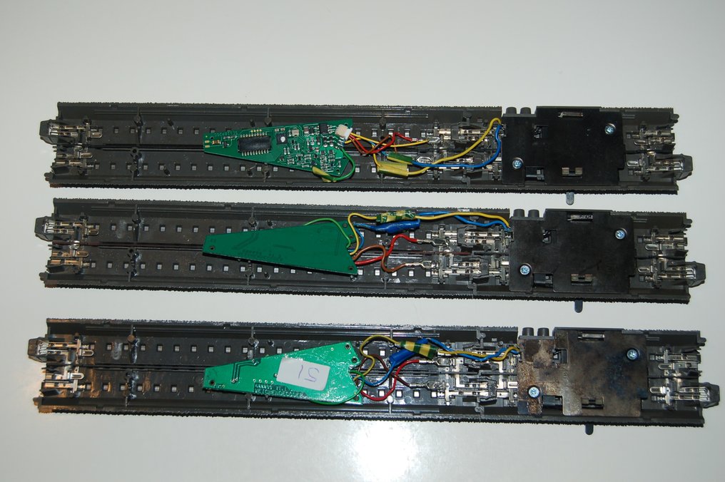 Märklin H0 - 24997/24188/74460/-61 - Model train tracks (9) - 3x ...