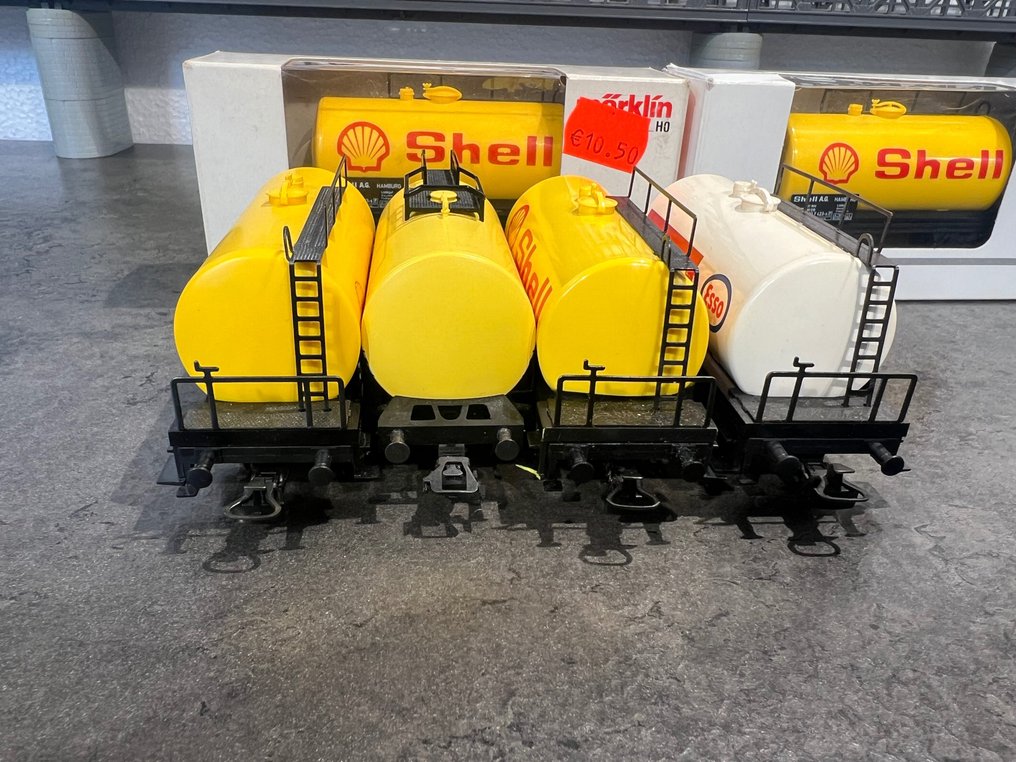 Märklin H0 - 44420/4420/4421 - Model treinwagon (6) - Ketelwagens van ...