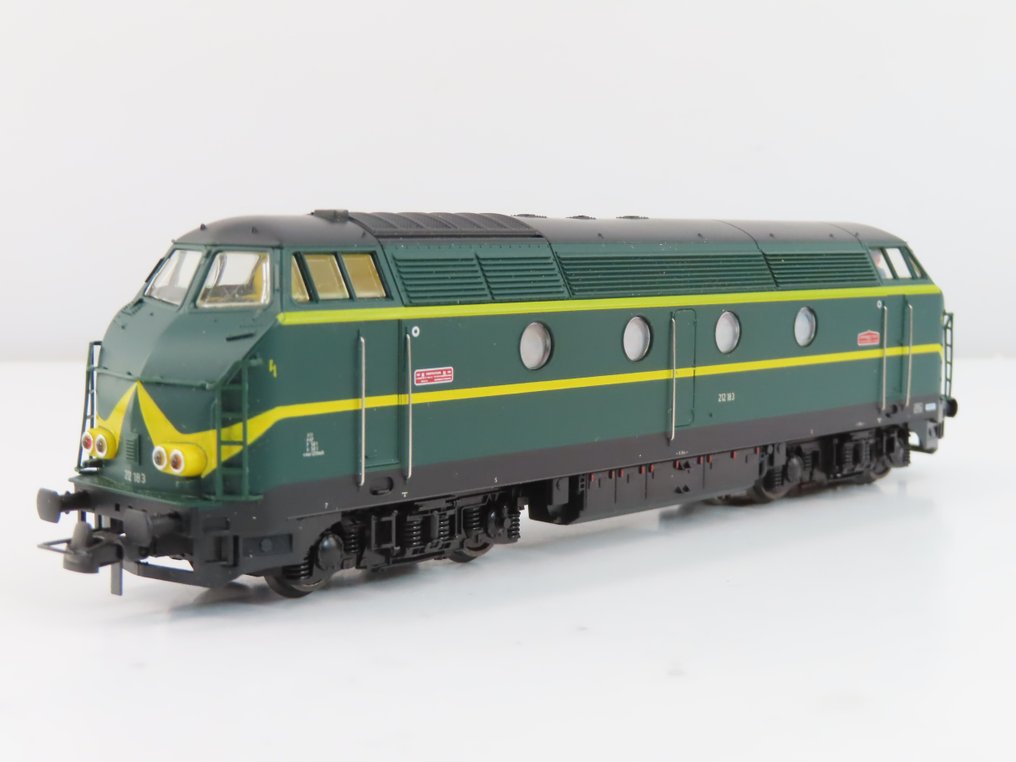 Roco H0 - 43593.3 - Diesel-electric locomotive (1) - Series 212 - NMBS ...