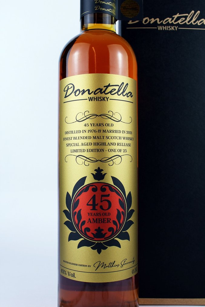Donatella Whisky 1976 45 years old - Amber 45 - 500ml - Catawiki