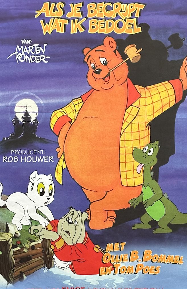 Marten Toonder Studio's - 1 Poster - Bommel en Tom Poes - Officieel ...