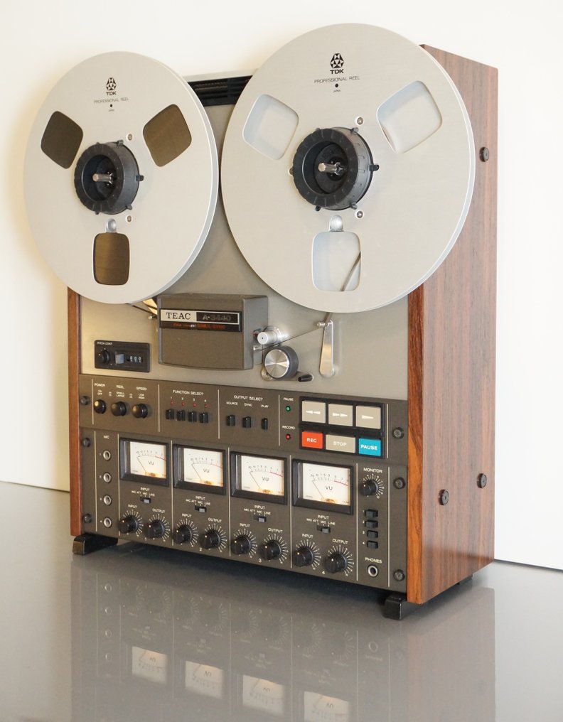 TEAC - A3440 - Professional 4-channel/Multitrack - 19/38 CM/s ...