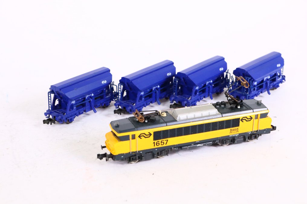 Fleischmann N - Train set - Series 1657 'Rotterdam' with five freight ...
