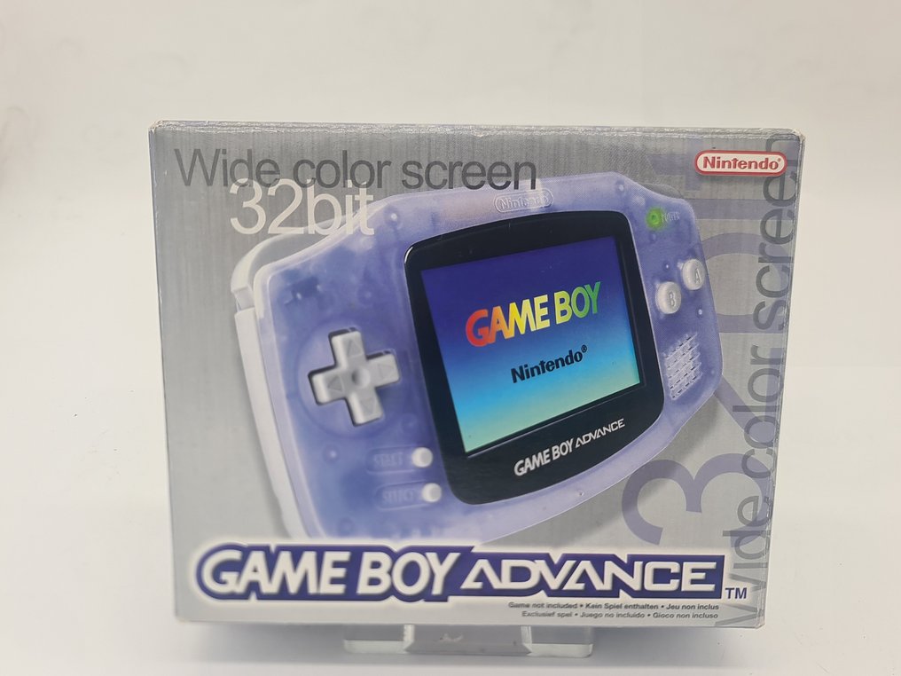 Nintendo - Gameboy Advance Glacier Edition - Complete with insert ...