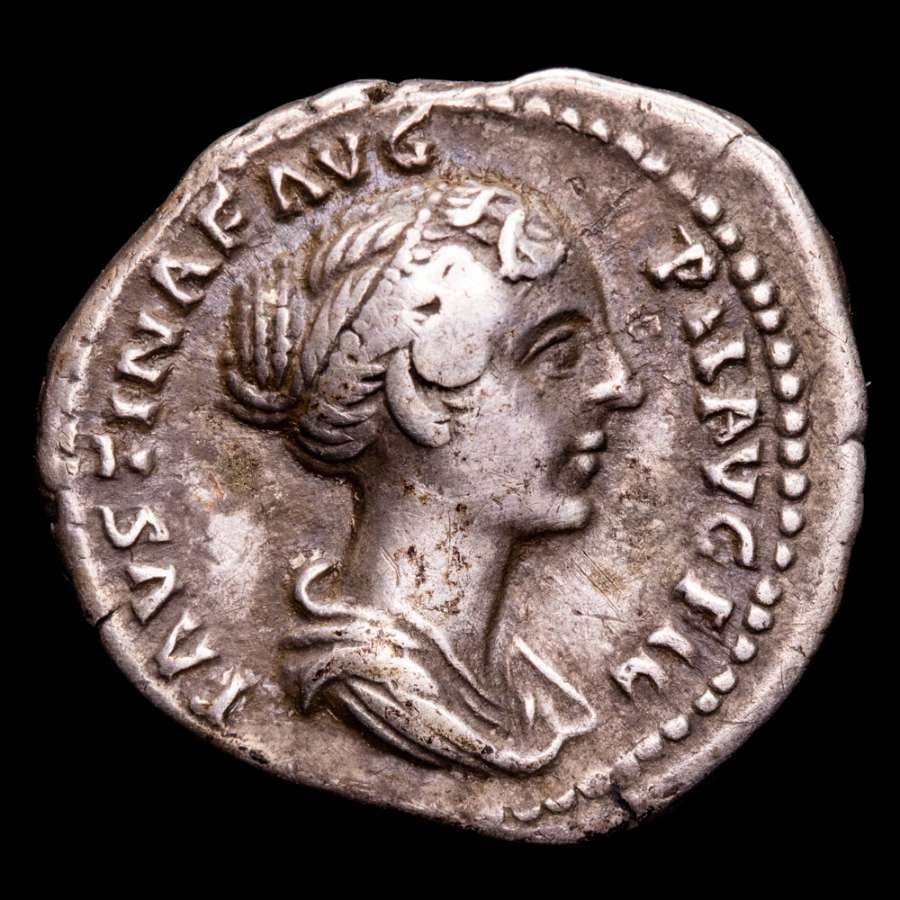 Roman Empire. Faustina II (Augusta, AD 147-175). Denarius Rome, AD 147 ...