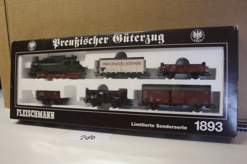 Fleischmann H0 - 4893 - Modelleisenbahn (1) - Preusischer Güterzug - limitierte Sonderserie ...