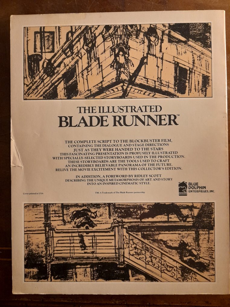 Blade Runner - Harrison Ford - The Illustrated Blade Runner - Book ...