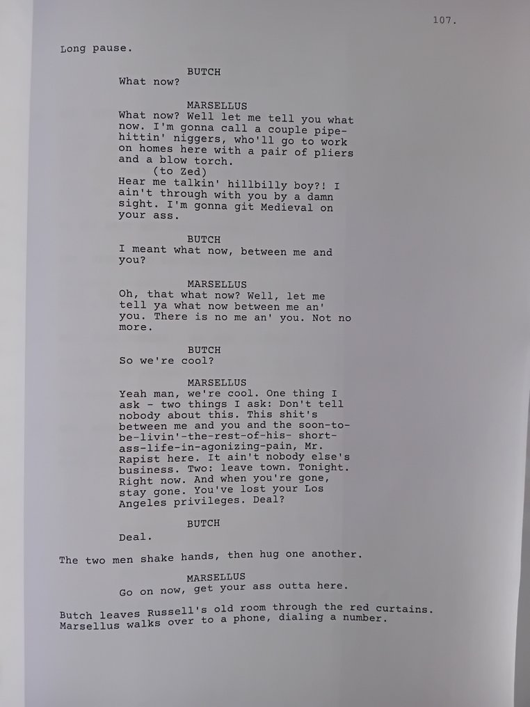 Script - Quentin Tarantino - Pulp Fiction Full Screenplay FilmScript ...