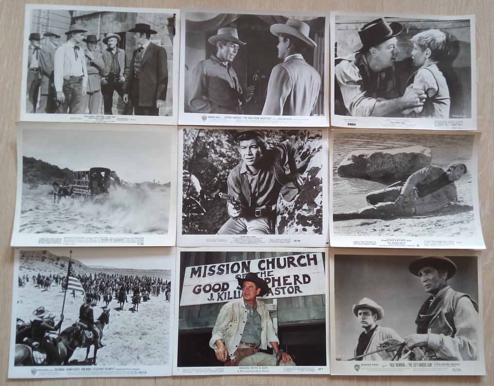 Lot of 250 - Vintage Western Movie photos / stills / lobby cards ...