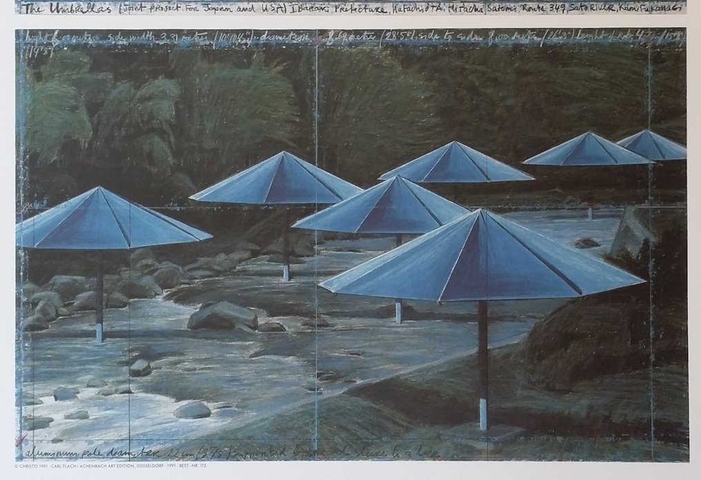 Christo (1935-2020) - (after) - The Umbrellas (JAPAN) - Catawiki