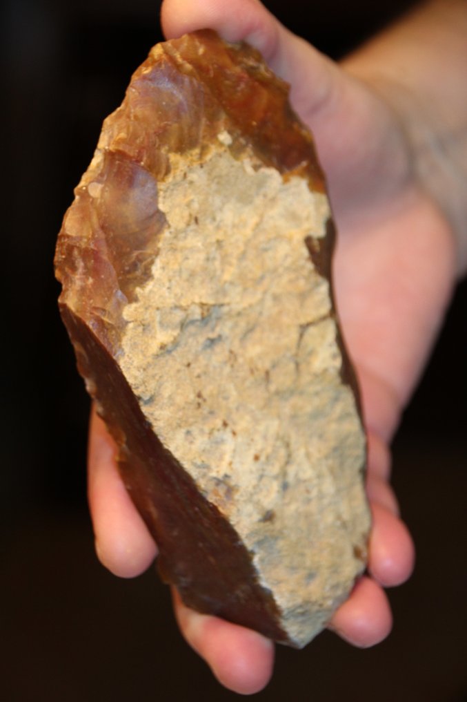Paleolithic Flint Biface, core.... - 140 mm - Catawiki