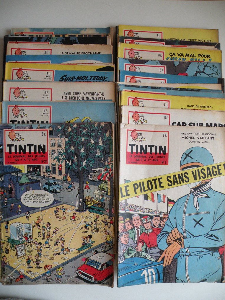 Tintin (magazine) - Année complète - 52 tijdschriften - 1959 - Catawiki