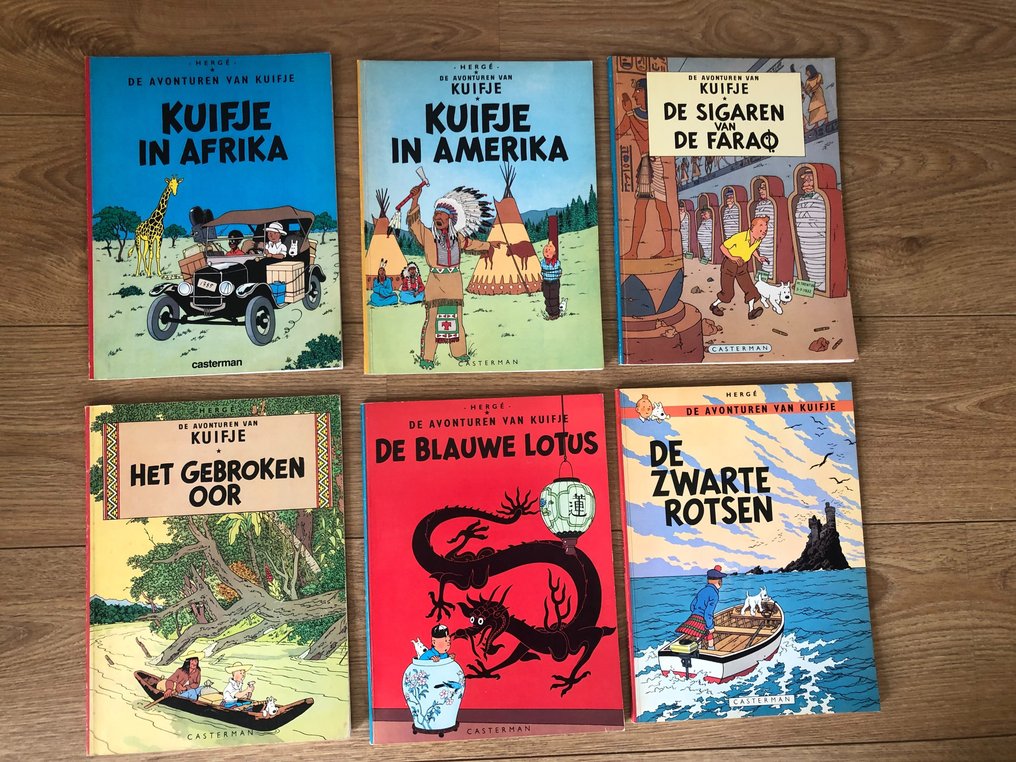 Kuifje - Kuifje De Complete Serie 2 t/m 23 + Kuifje en het Haaienmeer - 23 Album - Catawiki