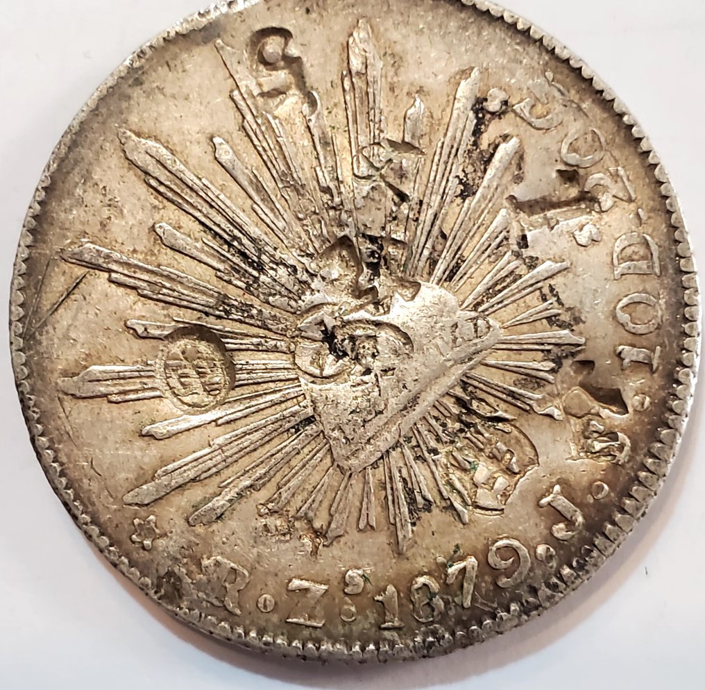 China, México. 8 Reales 1879 with chopmarks - Catawiki
