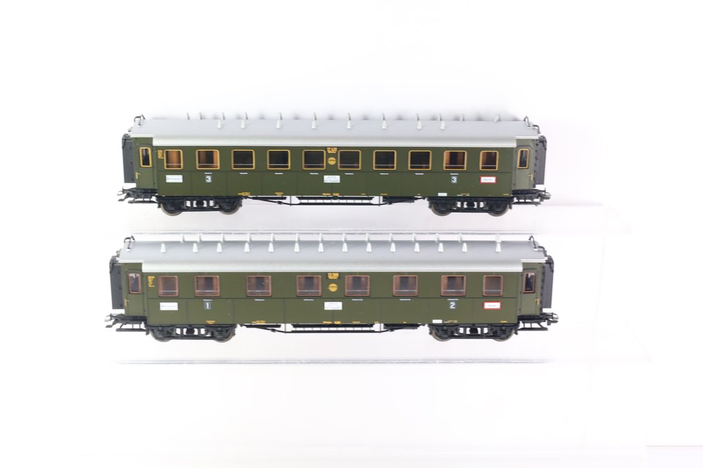 Märklin H0 - 4261 - Modeltrein personenwagonset (1) - 2-delige Wagen-Set "Bayerischer schnellzug ...
