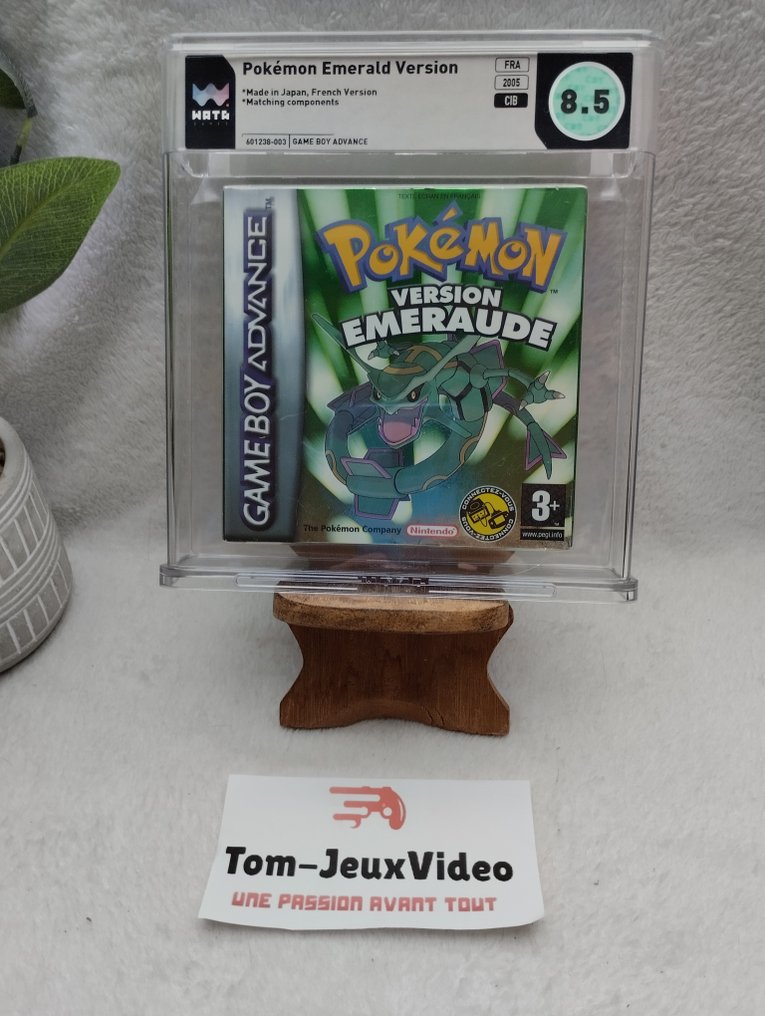 Nintendo - Pokemon emeraude Version (fr) - WATA 8.5 CIB - Gameboy ...