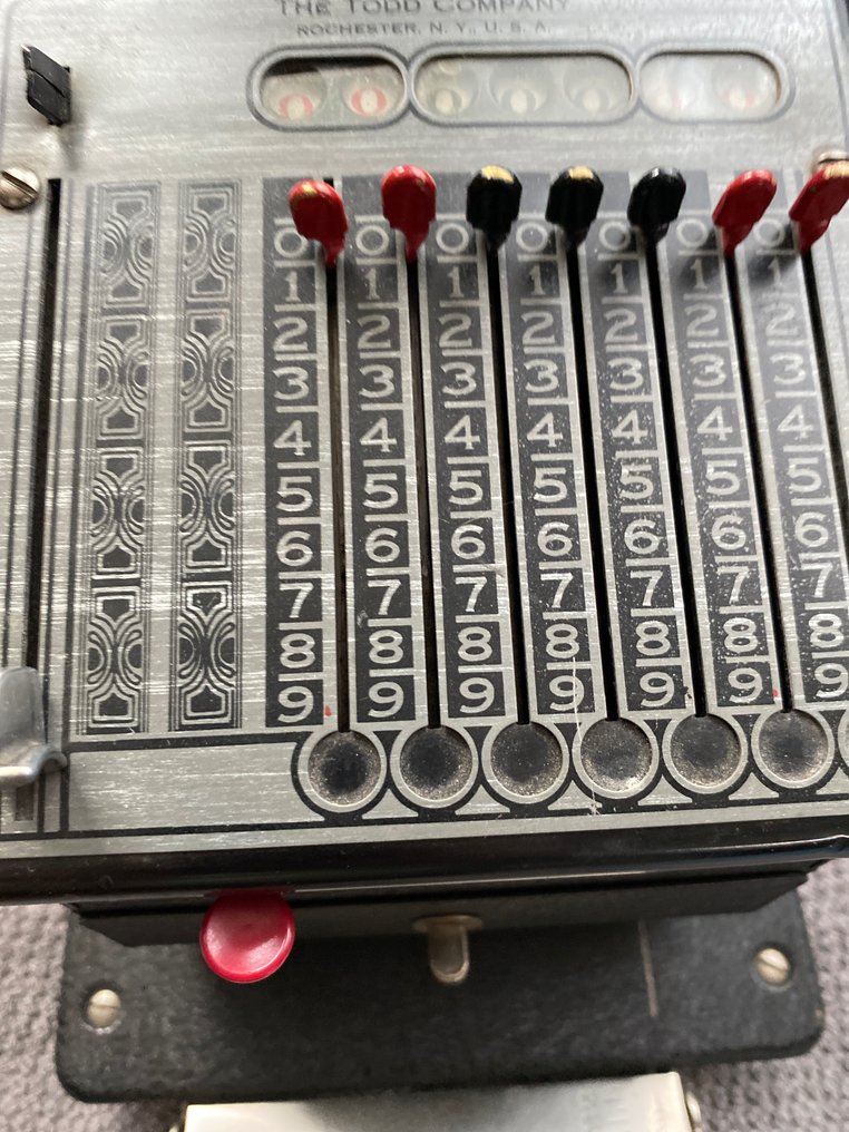 Todd Century Protectograph, Model 170 - - Calculadora - Hierro (fundido ...