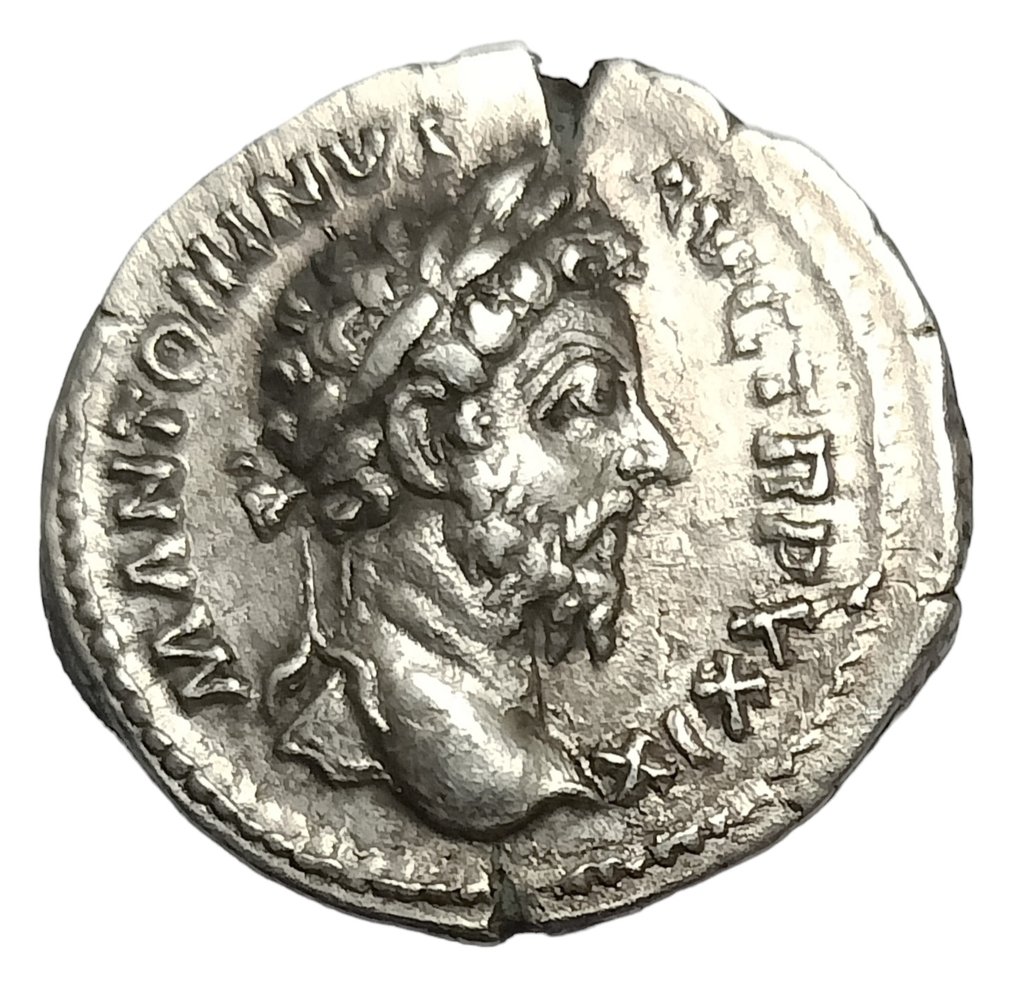 Roman Empire. Marcus Aurelius (AD 161-180). Denarius Rome, AD 174-175 ...