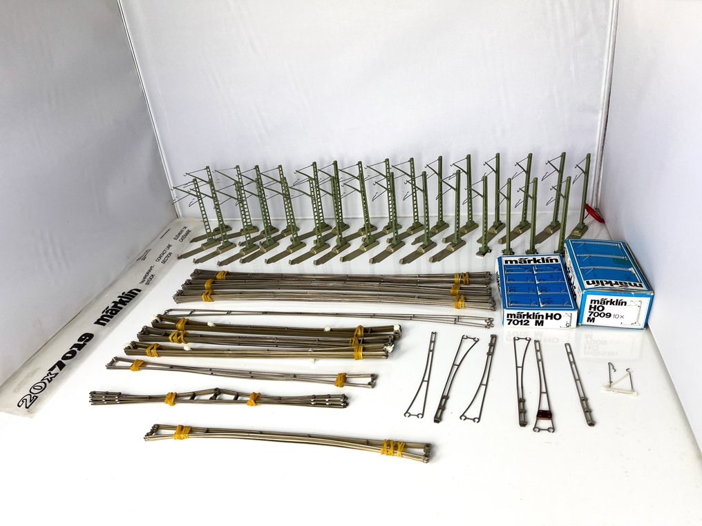 Märklin H0 - 7000-serie - Bovenleiding (116) - 116-delige partij ...