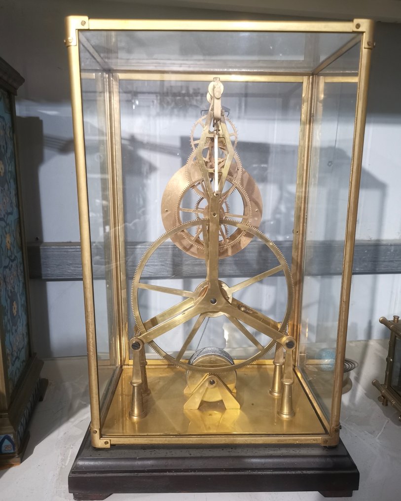 Table/desk clock - Skeleton clock - Brass - 2020+ - Catawiki