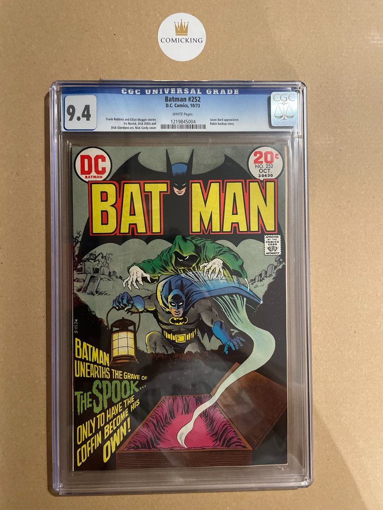Batman 252 - Jason Bard appearance | HIGH GRADE - 1 Graded comic - CGC ...