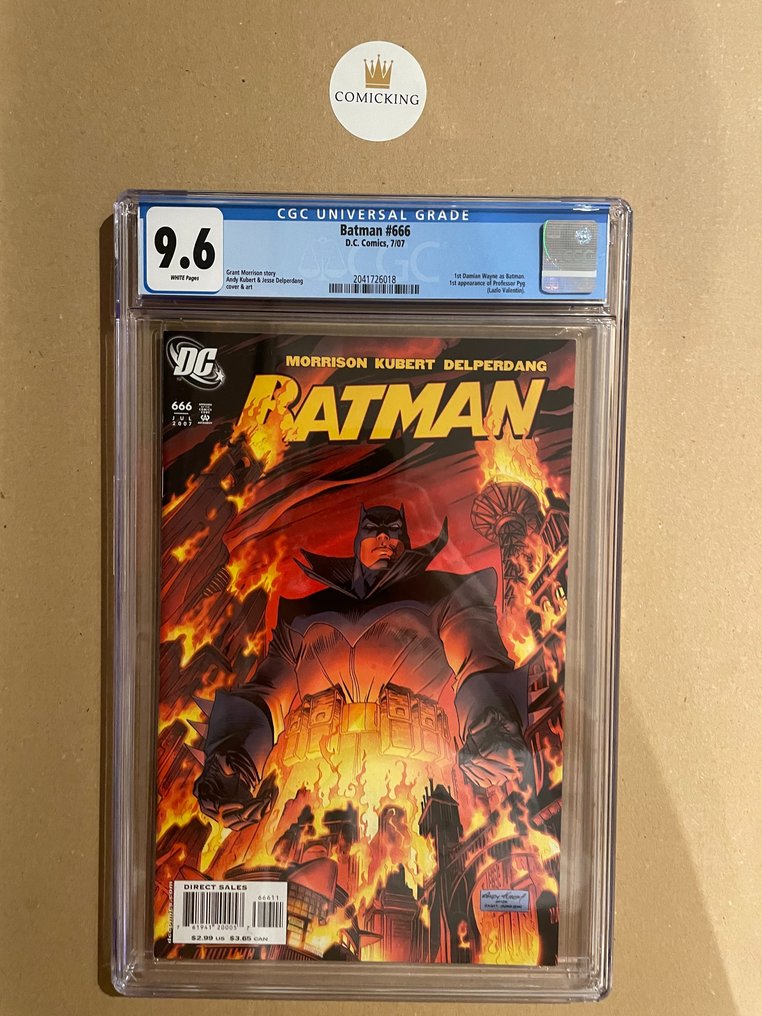 Batman 666 1st Damian Wayne As Batman 1st Appearance Of Professor Pyg 1 Graded Comic Cgc