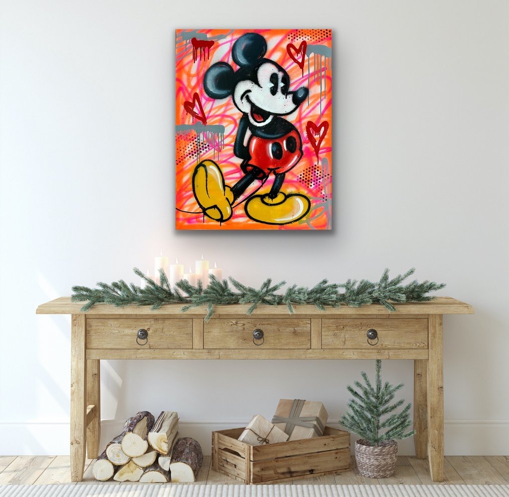 Outside - Mickey Mouse Spraypaint - Catawiki
