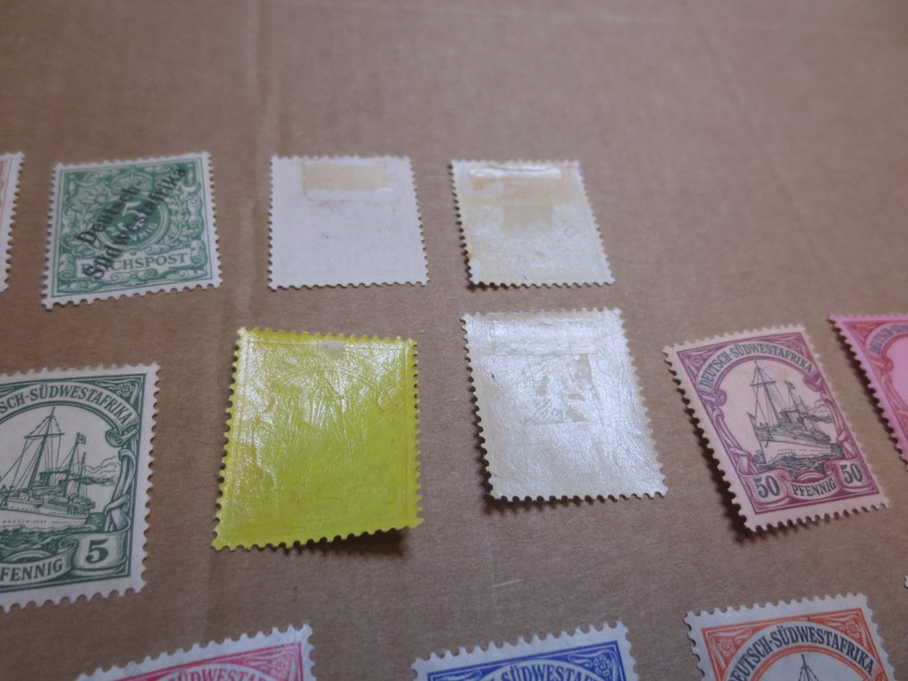 German South West Africa 1897/1915 - Collection German Colonies DSW ... German South West Africa 1897/1915 - Collection German Colonies DSW ...