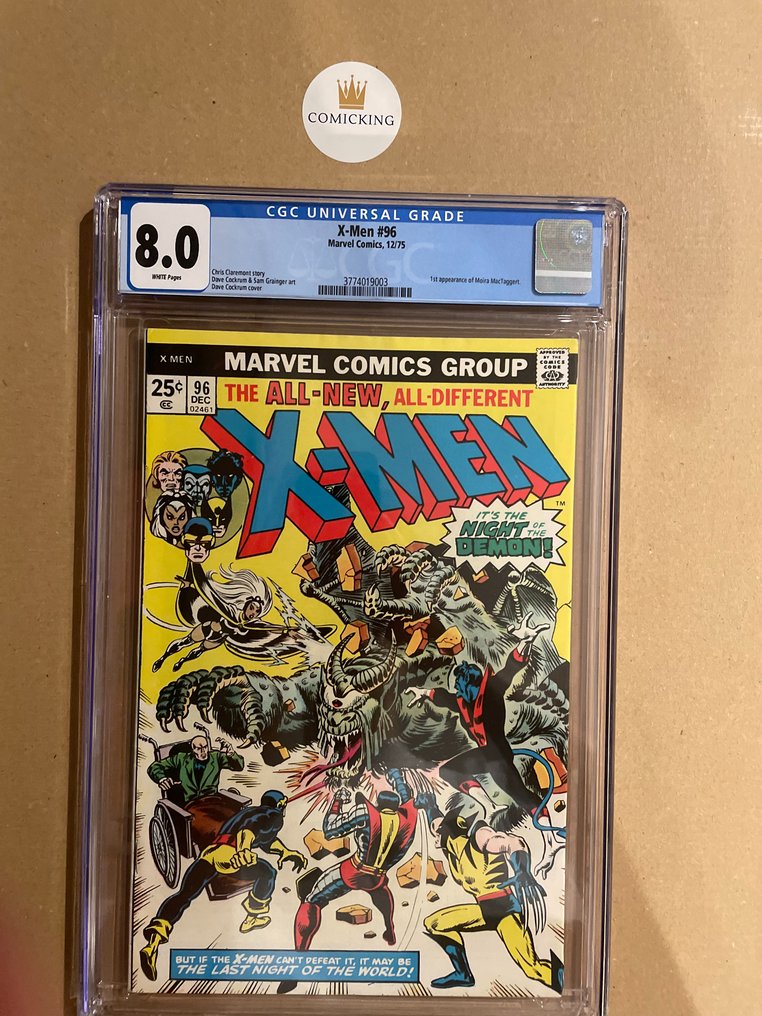 X-Men 96 - 1st appearance of Moira MacTaggert - 1 Graded comic - CGC 8 ...
