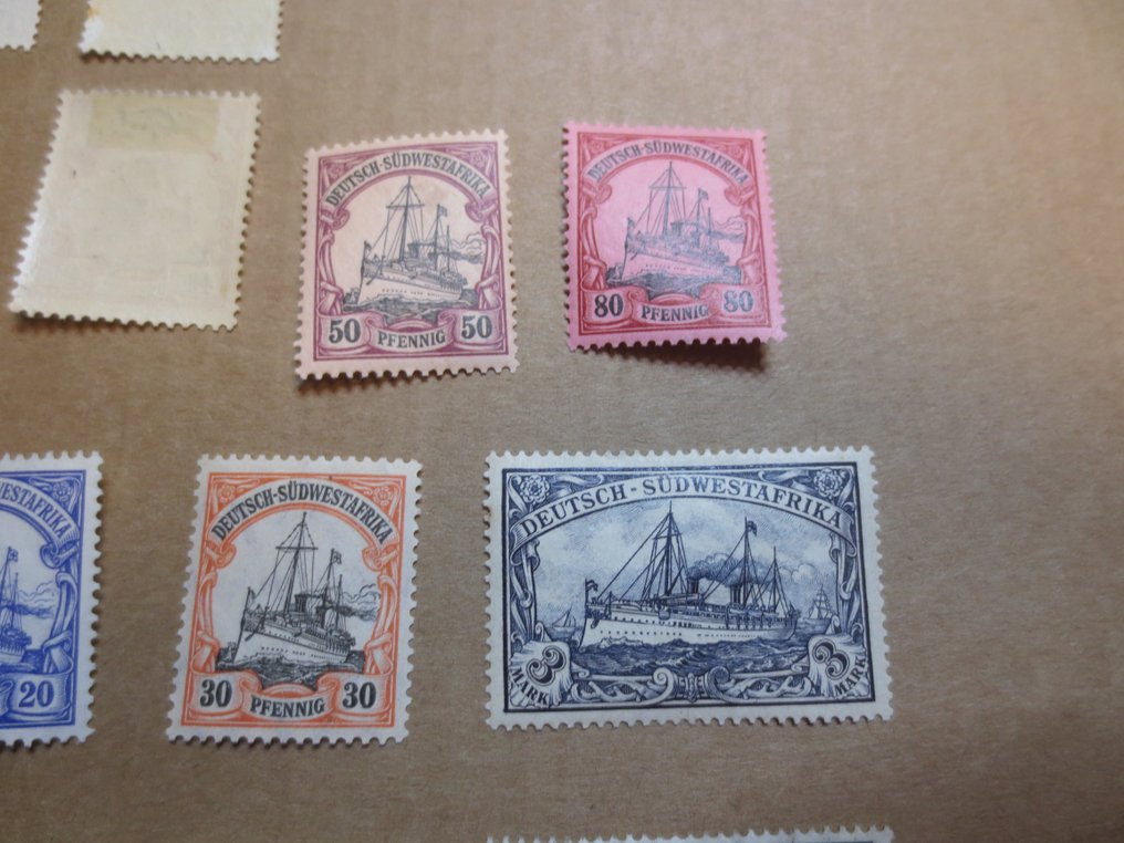 German South West Africa 1897/1915 - Collection German Colonies DSW ... German South West Africa 1897/1915 - Collection German Colonies DSW ...