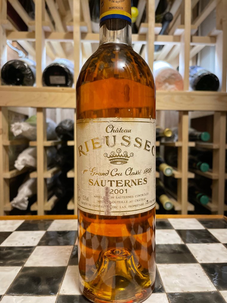 2001 Château Rieussec - Sauternes 1er Grand Cru Classé - 1 Bottle (0.75L) - Catawiki
