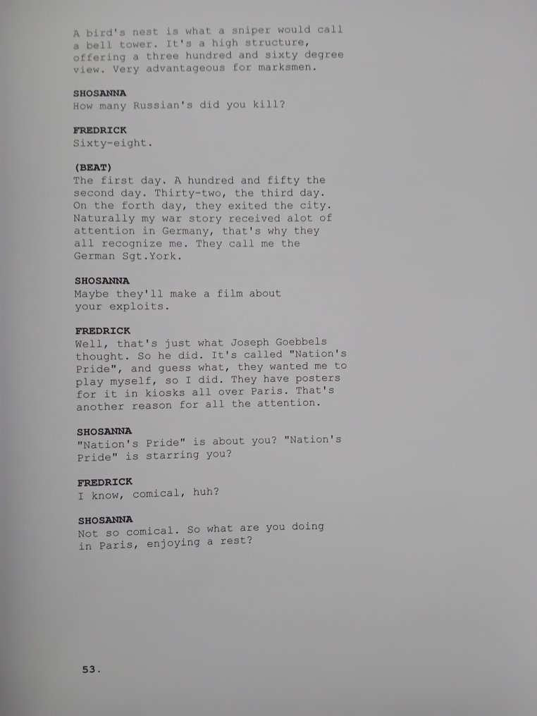 Script - Quentin Tarantino - "Inglourious Bastards" Full Screen Play ...