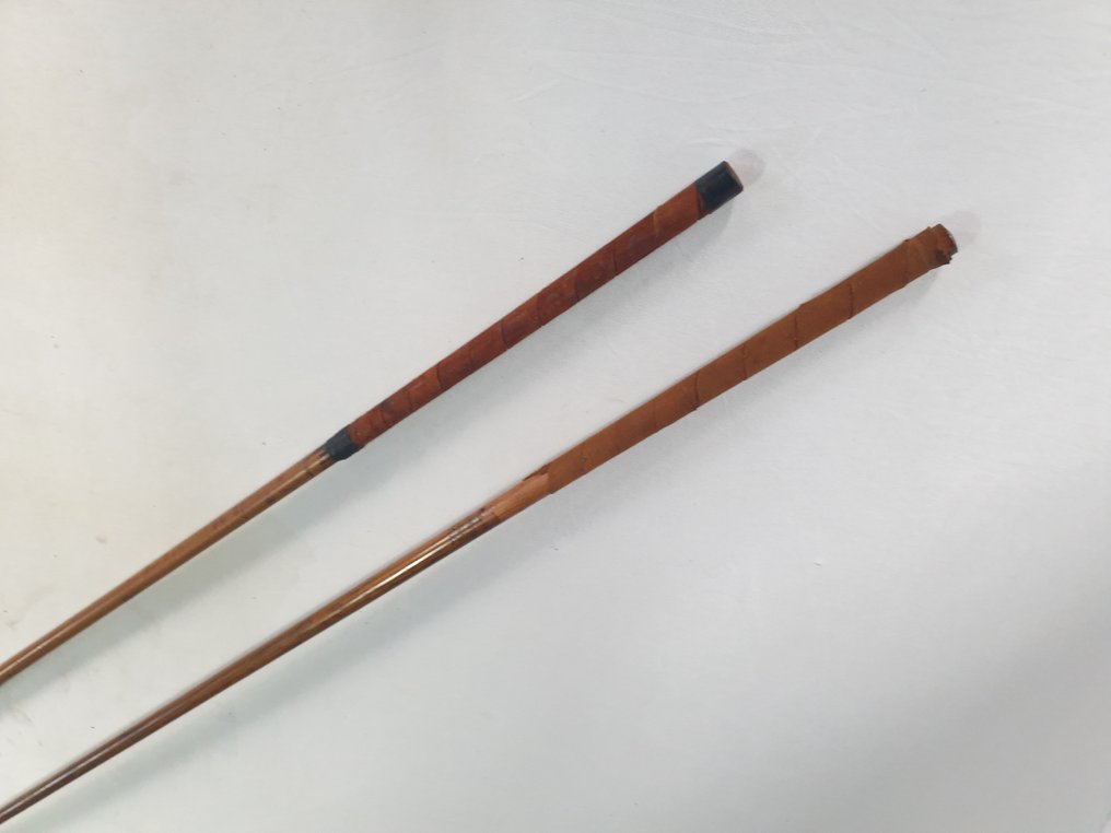 2 Antique golf clubs, Wood & Putter, 1890s - 1930s. Marked. Hickory ...