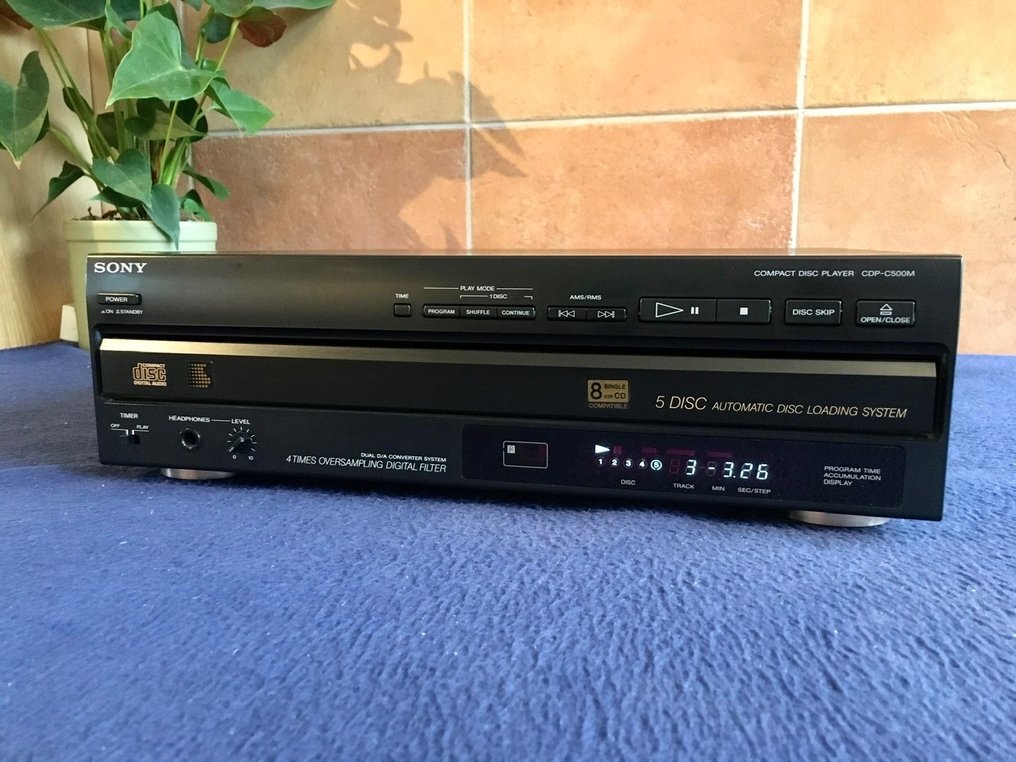 Sony - CDP-C500M 5-disc changer Cd-speler - Catawiki