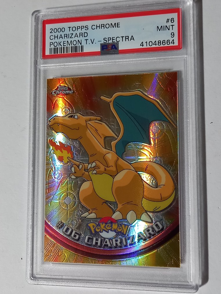TCG - 1 Graded card - pokemon - Charizard Spectra - Topps Crome Pokemon ...
