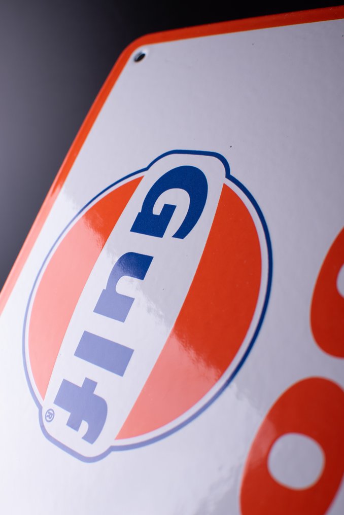 Sign - Good Gulf; enamel sign; 2000s - Catawiki