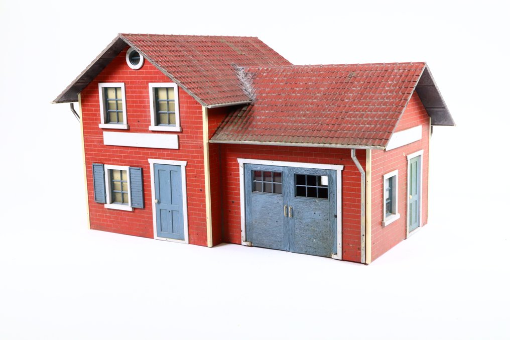 Pola or Piko G - Model train buildings (1) - Building with attached ...