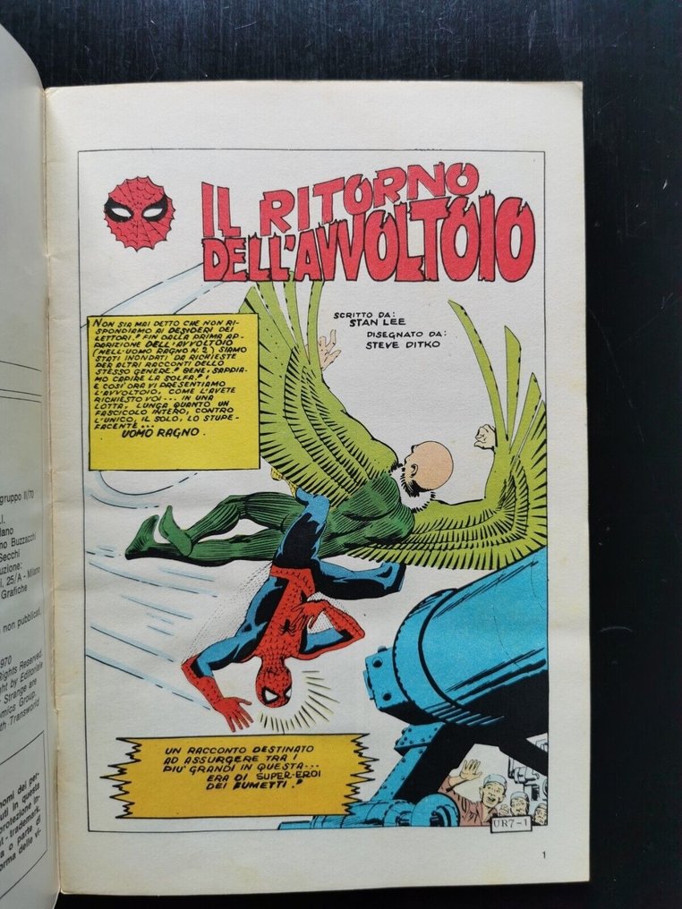 Uomo Ragno - Uomo Ragno n. 7 - Collana Super Eroi " Il Ritorno dell' Avvoltoio" - 1 COMIC-BÜCHER ...