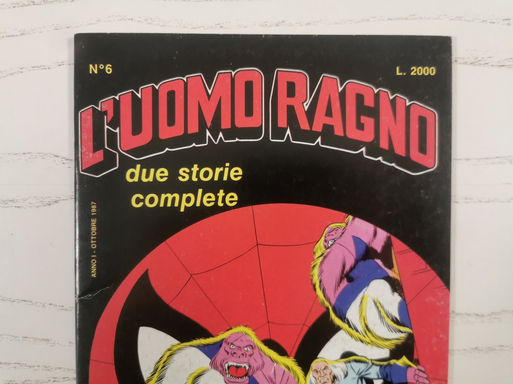 Uomo Ragno - L'uomo ragno n.6 settembre 1987 star comics edizione - 1 STRIPBOEKEN - Eerste druk ...