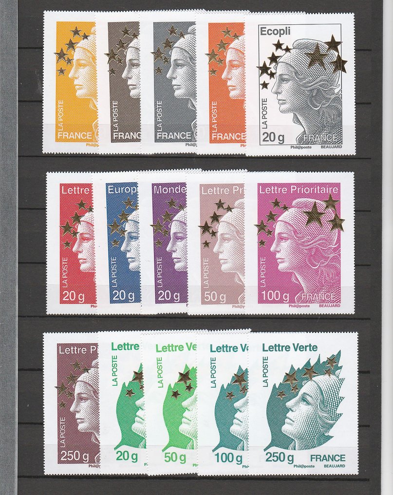 France - Lot de Blocs Modernes et Timbres Grand Format - Catawiki